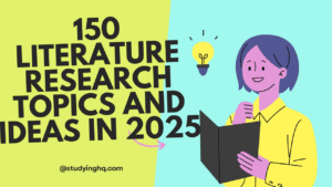 150 Literature Research Topics And Ideas In 2025