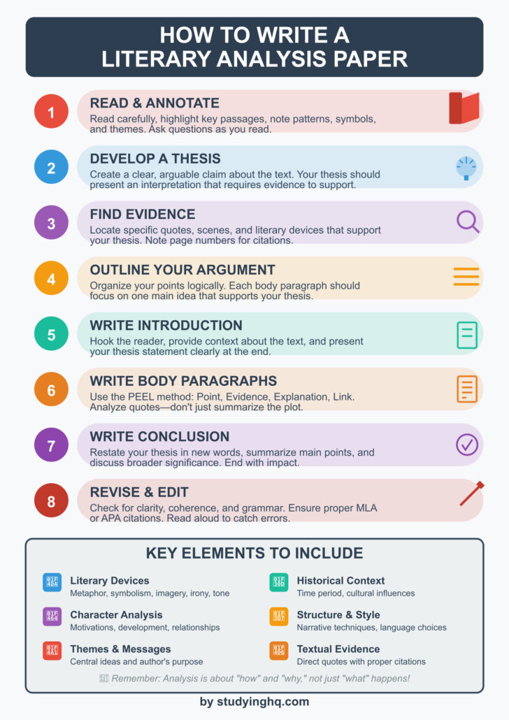 How To Write A Literary Analysis Paper | Guide, Outline, And Examples