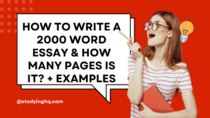 How To Write A 2000 Word Essay & How Many Pages Is It? + Examples
