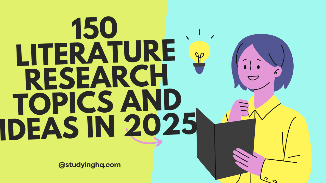 150 Literature Research Topics And Ideas In 2025